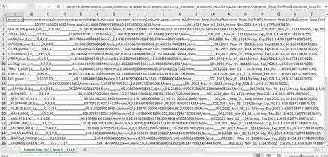How To Read Data Excel Sheet Other Psychopy
