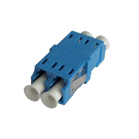 Fiber Optic LC Duplex Adapter Without Flange 20 Pcs