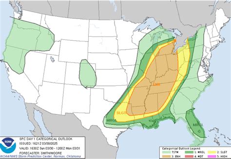 Sunday Eveningnight Severe Storm Potential Extol Media