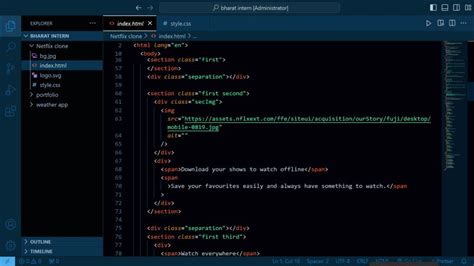 Internship Bharatintern Webdevelopment Html Css
