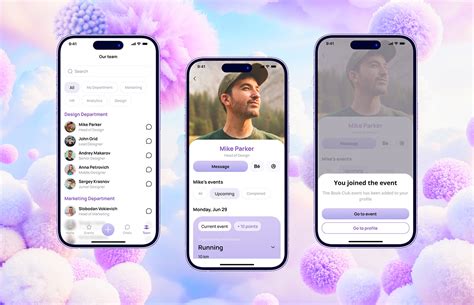 teamwork mobile app design behance