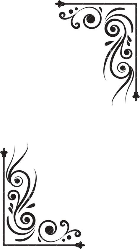 Restaurant Menu Card Frame Template Royalty Free Illustration