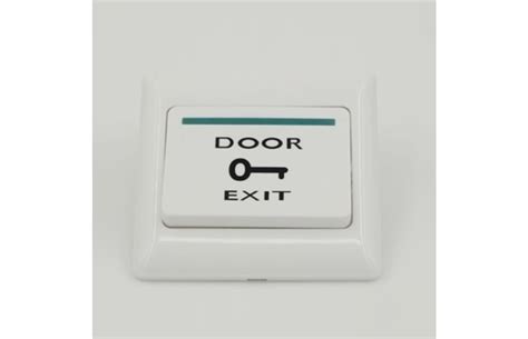 Big White Exit Push Button For Electromagnetic EM Lock Door Access Control Terminal Use DPB001