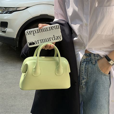 연이랜드 당일출고 파스텔 만두 핸드백 미니백 토트백