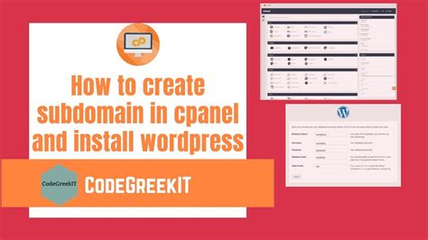 How To Create A Subdomain In Cpanel And Install Wordpress2020 Youtube