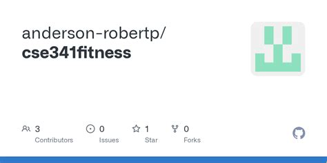 Github Anderson Robertpcse341fitness