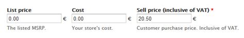 ubercart 3 enter product sell price inclusive of vat