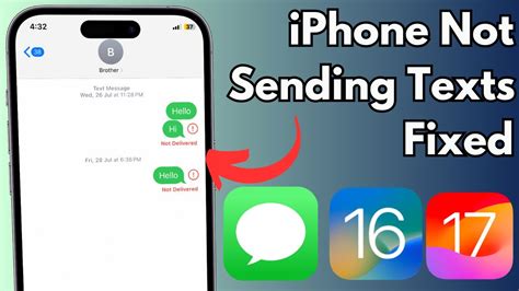 How To Fix Iphone Not Sending Texts Ios 1617 Iphone Message Not