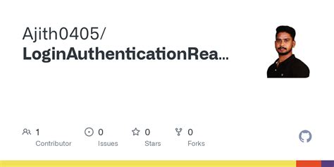 Github Ajith0405loginauthenticationreact