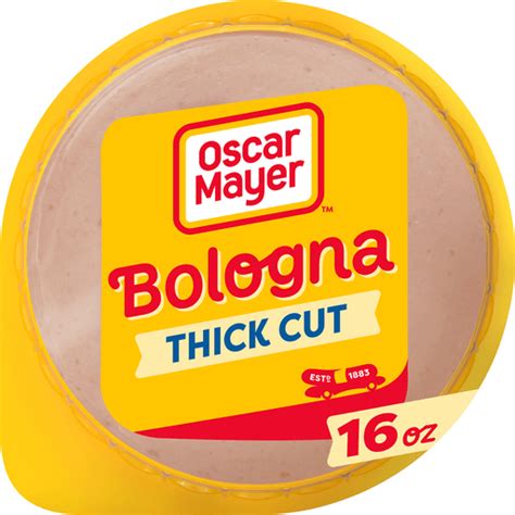 Oscar Mayer Thick Cut Bologna Made With Chicken And Pork Beef Added Sliced Lunch Meat 16 Oz