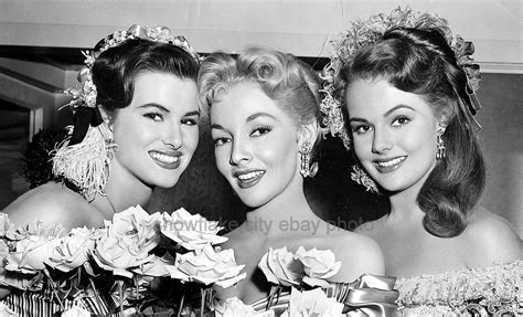 1953 Miss Universe Usa Christiane Martel Myrna Hansen Mari Blanchard