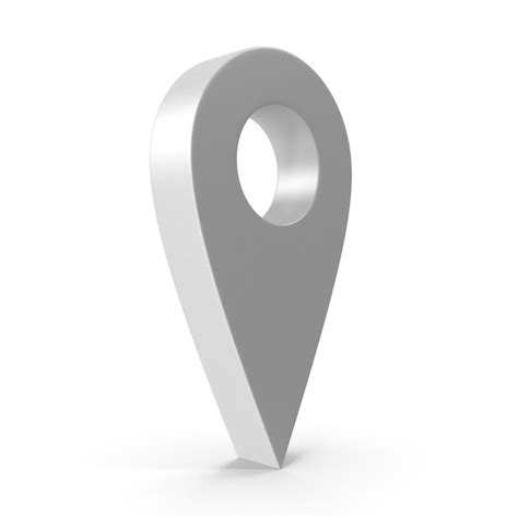 Premium Photo 3d Map Pointer Location Map Icon White Texture White Location Pin Or Navigation