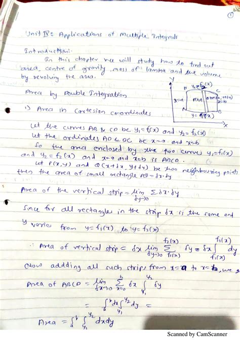 Solution Written Notes Application Of Multiple Integral Multiple Integrals Double Integral Solution Written Notes Application Of Multiple Integral Multiple Integrals Double Integral