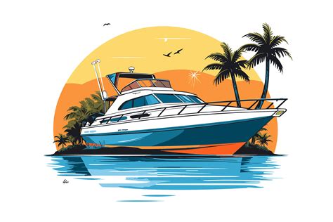 Yacht Clipart Graphic By Illustrately · Creative Fabrica