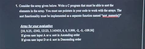 Solved 1 Pick Any One C Programming Problem From