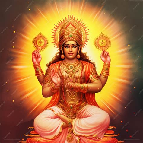 Premium Ai Image Lord Vishnu Generative Ai