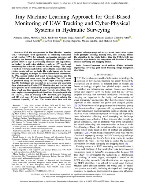 Pdf Tiny Machine Learning Approach For Grid Based Monitoring Of Uav Tracking And Cyber