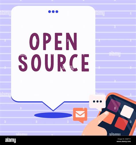 Text Caption Presenting Open Source Business Approach Denoting