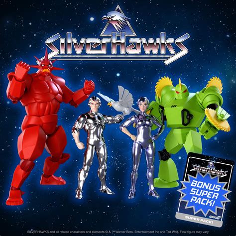 Silverhawks Ultimates Wave 4 Toy Colors And Vac Metal The Toyark News