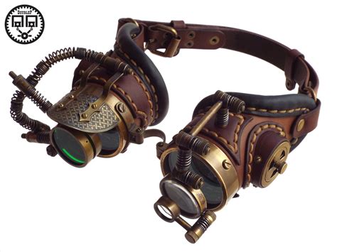 Steampunk goggles "SprinGoggles" | Стимпанк, Очки, Стиль