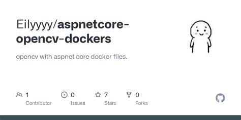 Aspnetcore Opencv Dockers Readme Md At Master Eilyyyy Aspnetcore