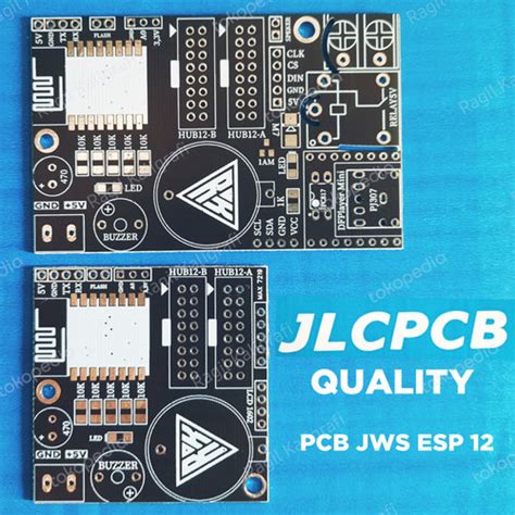 Jual Pcb Jws Esp 12f Pcb Jws Esp8266 Pcb Jws P10 Single Color Pcb Jws 2 Hub Non Mp3 Kab