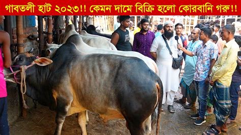 2023 গাবতলী হাটে কেমন দামে বিক্রি হলো কোরবানির ৪ টি গরু গাবতলী গরুর