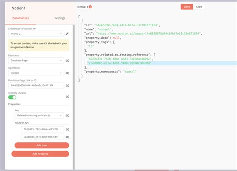 Notion Update Db Page Not Working On Multiple Relations Questions N8n Community