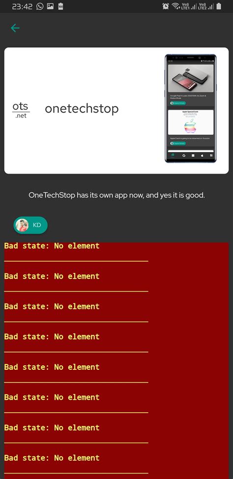 Facing Issue Bad State No Element · Issue 68 · Daohoangsonflutterwidgetfromhtml · Github
