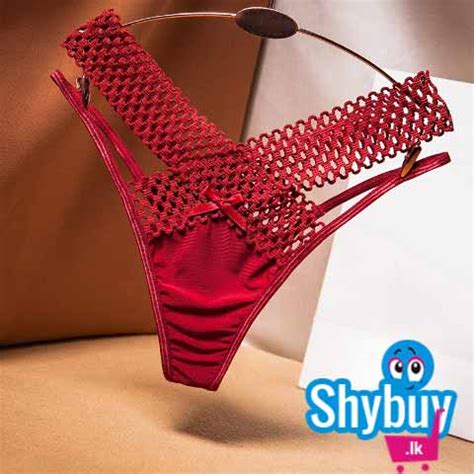 MESHY STRAPPED RED G STRING ShyBuy Lk