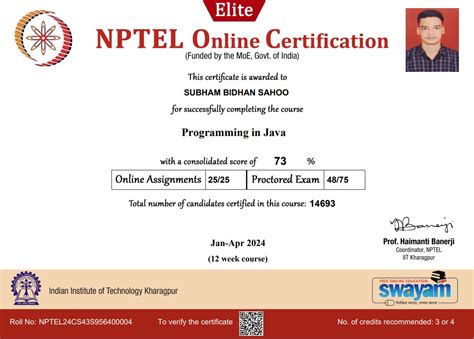 Hi Connections👋 Proud To Announce That I Have Recently Completed The Nptel Course In