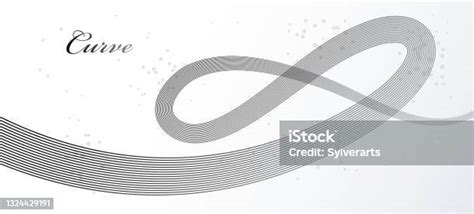 모션 차원 벡터 추상적 배경의 회색 3d 라인 우아한 매력적인 라이트 스트라이프 디자인 요소 배너 또는 포스터 및 기타 광고를위한 템플릿 굽은 도로에 대한 스톡 벡터 아트