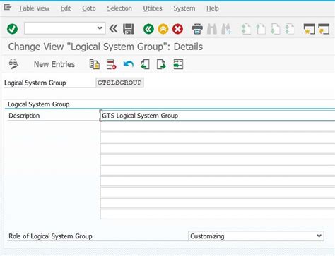 Logical System Is Not Assigned To Any Logical Systems Group In SAP GTS SAPBoost Com