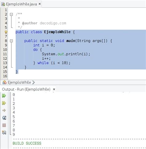 Java El Ciclo While