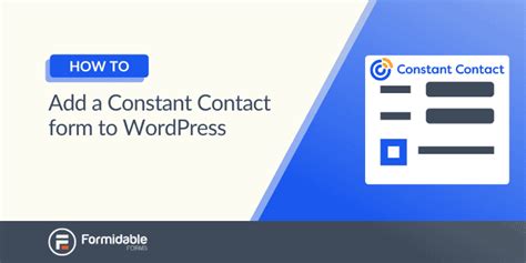 How To Add A Constant Contact Form To Wordpress Made Easy
