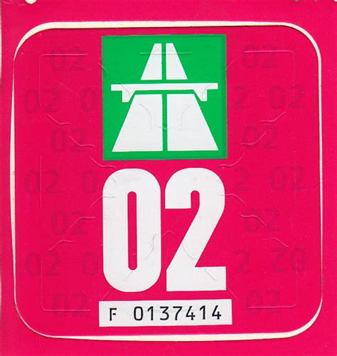 Autobahnvignette In Der Schweiz Autobahn Und Parkvignette