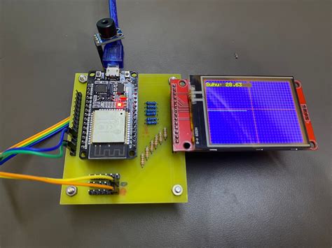 Monitor Suhu Non Contact Mlx90614 Lcd Tft Graphic Ili9341 Esp32