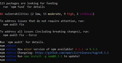 Nodejs I Tried Doing Npm Install G Expo Cli Upon Which I Got A