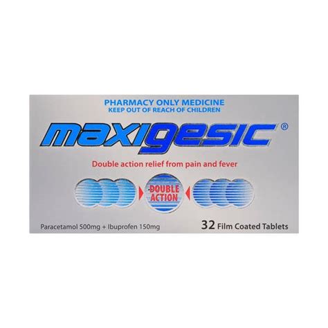 Buy Maxigesic 500150 Tab 32s Online In The Uae Binsina Pharmacy