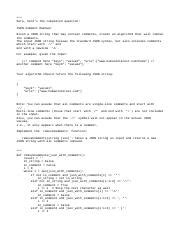 Algorithm For Removing Comments From JSON Strings Course Hero