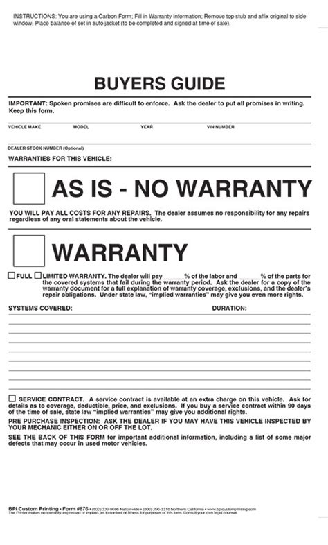 Buyers Guide With Tape Bpi Dealer Supplies