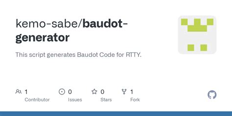 GitHub Kemo Sabe Baudot Generator This Script Generates Baudot Code For RTTY