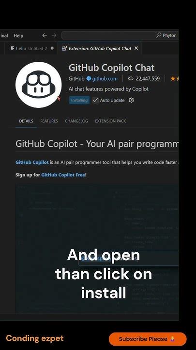 How To Install Copilot Ai In Vs Code Dailycoding Viralvideo