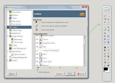 GIMP UI Brainstorm Separator GIMP UI Brainstorm Separator