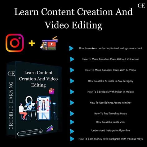 Instagram Content Creation And Video Editing Course Credible Earning