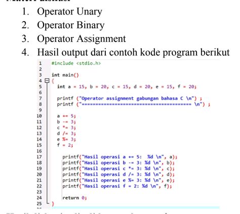 1 Operator Unary 2 Operator Binary 3 Operator Studyx