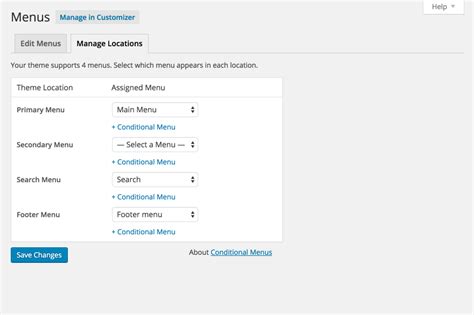 Managing The Secondary Menu Listable Wordpress Theme Documentation Pixelgrade