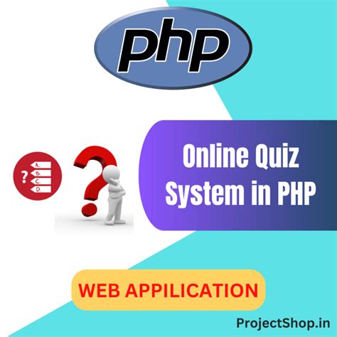 Online Quiz System Using Php And Mysql With Source Code Project Shop Project Shop