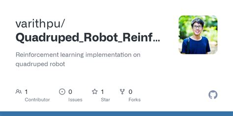 Github Varithpu Quadruped Robot Reinforcement Learning Reinforcement Learning Implementation