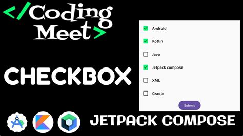 How To Implement CheckBox In Jetpack Compose Android Studio Kotlin